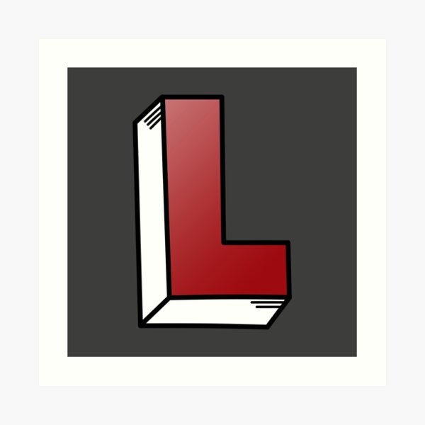 Láminas artísticas: La Letra L | Redbubble