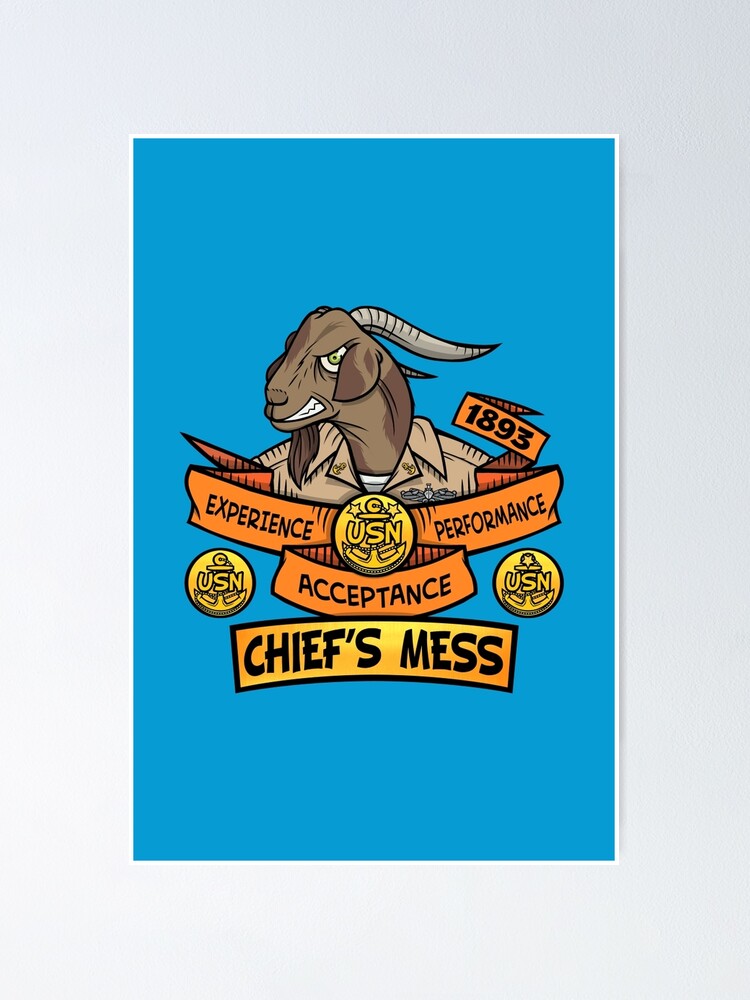 "Chief's Mess" Poster for Sale by artdyslexia | Redbubble