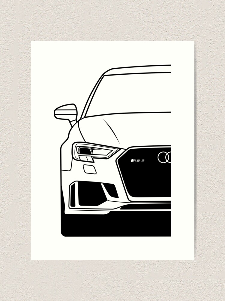 "RS3 8V Front" Art Print for Sale by l13psna | Redbubble