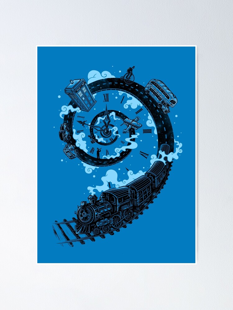 "Time Travel" Poster for Sale by buko | Redbubble