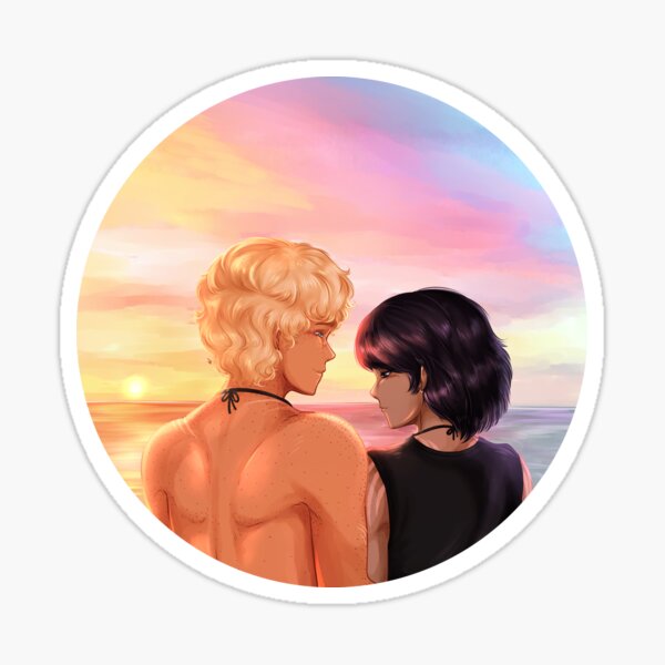 "Solangelo Pride 2" Sticker for Sale by allarica | Redbubble