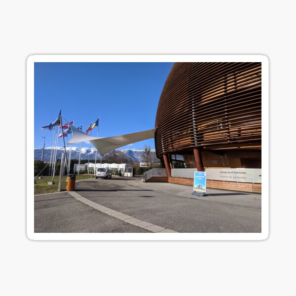 "Geneva - Large Hadron Collider - CERN" Sticker by St6uart | Redbubble