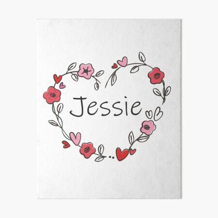 "My name is Jessie" Art Board Print for Sale by oleo79 | Redbubble