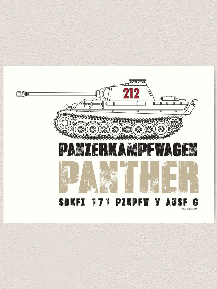 "PANTHER TANK" Art Print by PARAJUMPER | Redbubble
