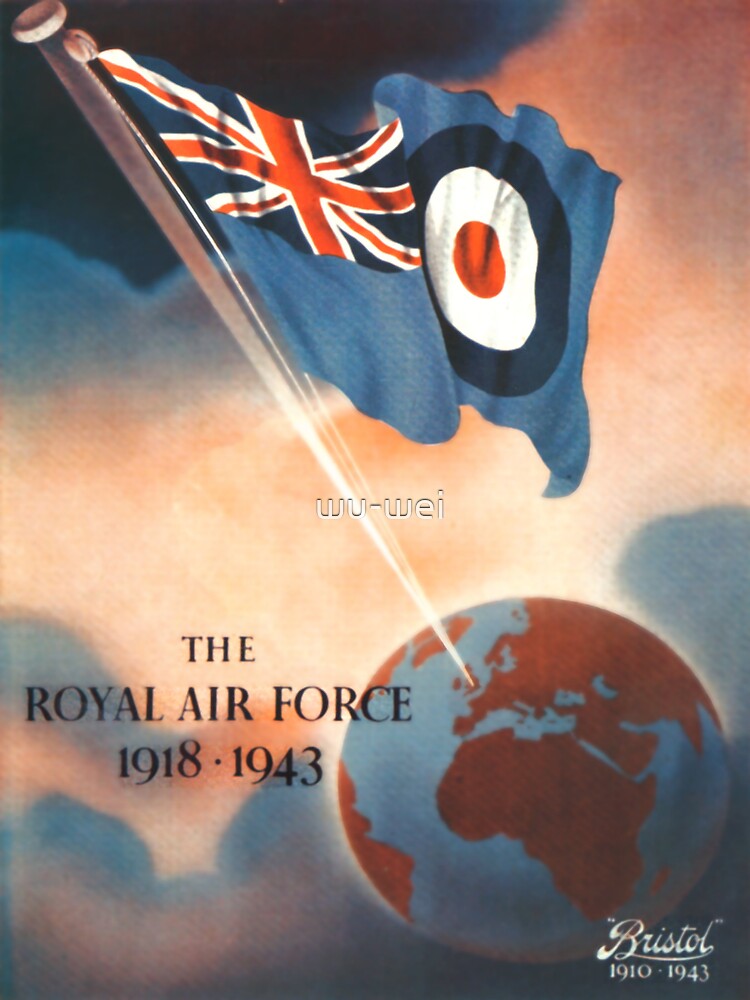 "Vintage WWII advert #2 - 25 years of the RAF" Sticker for Sale by wu ...