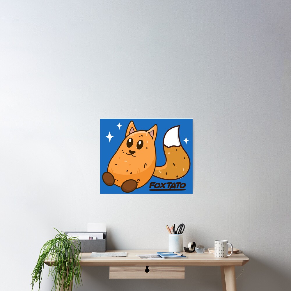 "⭐️ Fox Potato Foxtato" Poster by AsKartongs | Redbubble