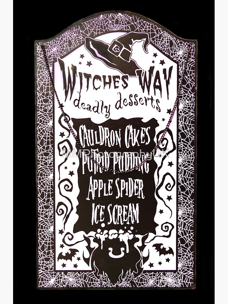 "Witch Dessert Menu Halloween" Poster for Sale by MMPhotographyUK ...