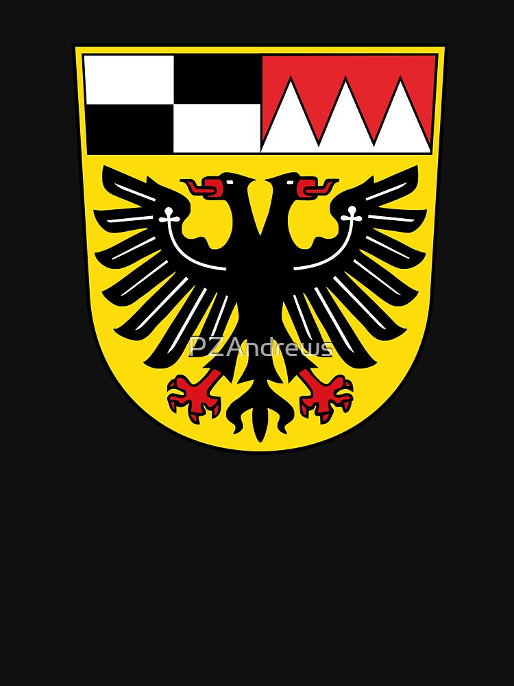 "Coat of Arms of Ansbach (district), Germany" T-shirt by PZAndrews ...