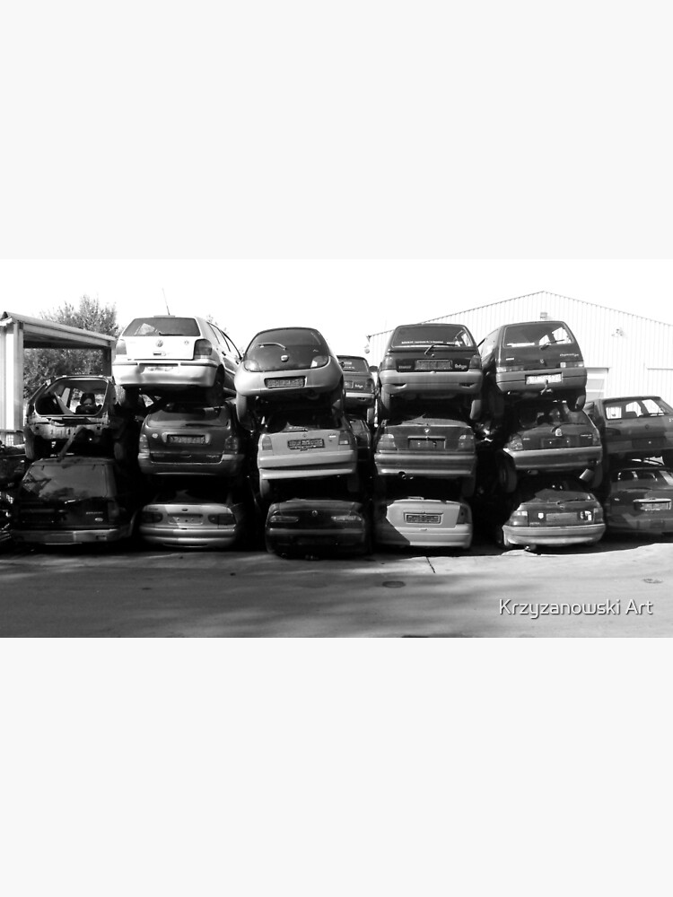 "autoschrott" Poster by julia88554 | Redbubble