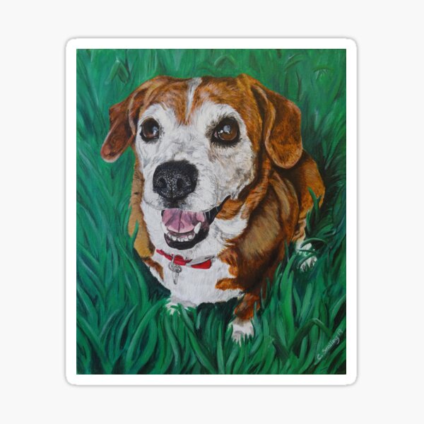 "Pip" Sticker for Sale by EvaTheDoberman | Redbubble