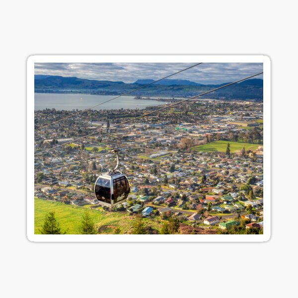 "Rotorua Gondola" Sticker by urbanfragments | Redbubble