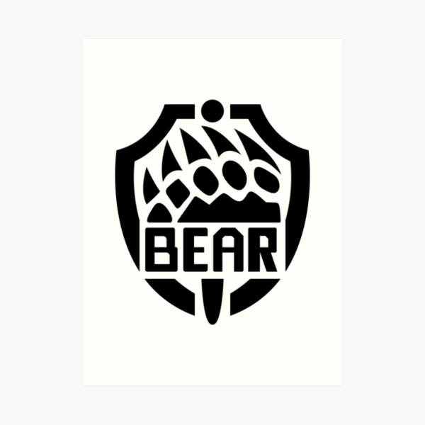 "Escape from Tarkov BEAR" Art Print by fareast | Redbubble