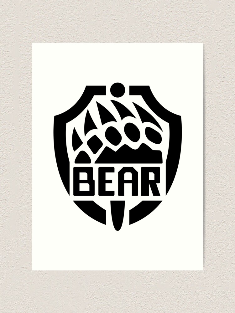 "Escape from Tarkov BEAR" Art Print by fareast | Redbubble