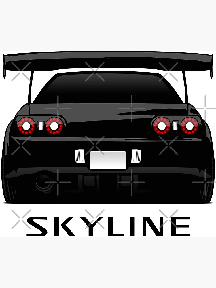 "Nissan Skyline GT-R R32" Art Print by w1gger | Redbubble