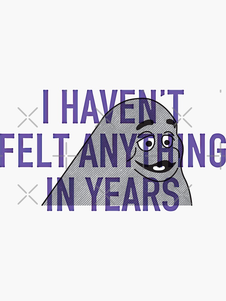 Grimace Sticker For Sale By Jrpomazon Redbubble