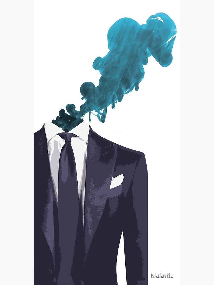 "Smoking Head" Poster for Sale by Malattia | Redbubble