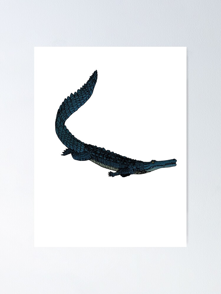 "Necrosuchus" Poster for Sale by Stanton | Redbubble