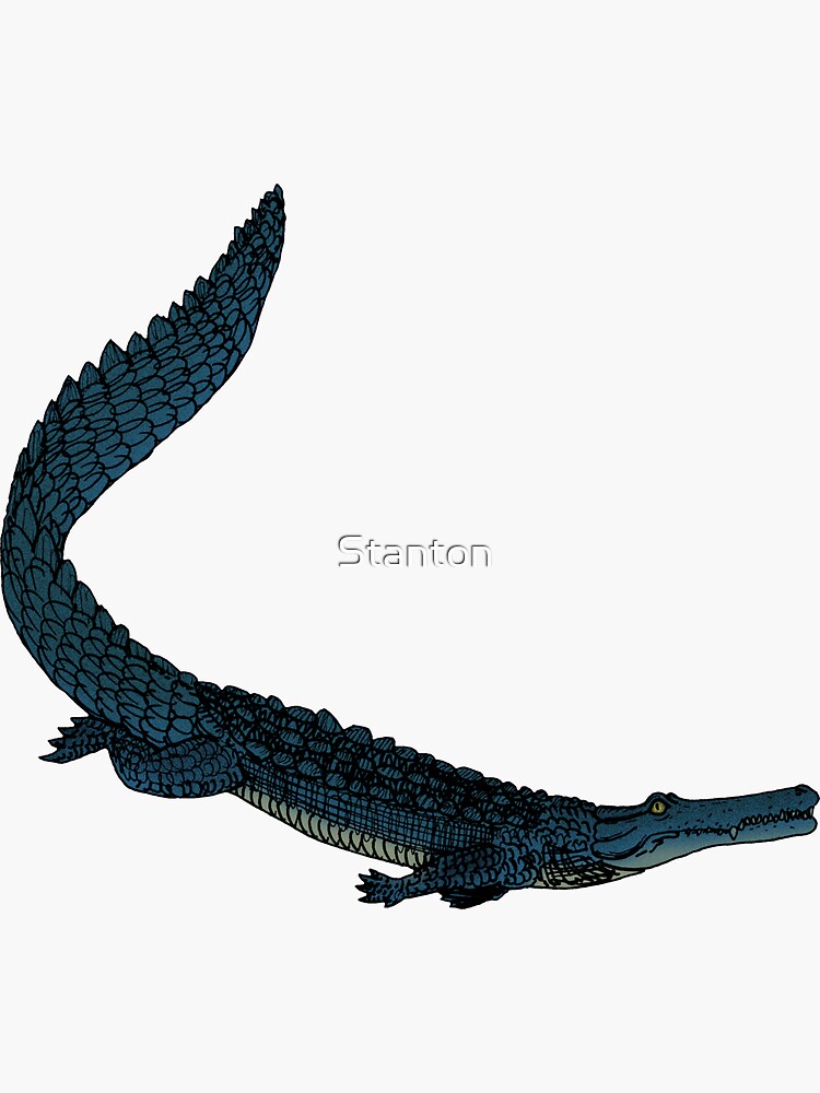 "Necrosuchus" Sticker for Sale by Stanton | Redbubble