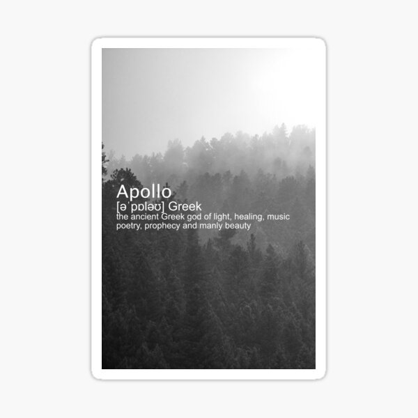 "Apollo Ancient Greek God. " Sticker for Sale by tshirtmerch | Redbubble