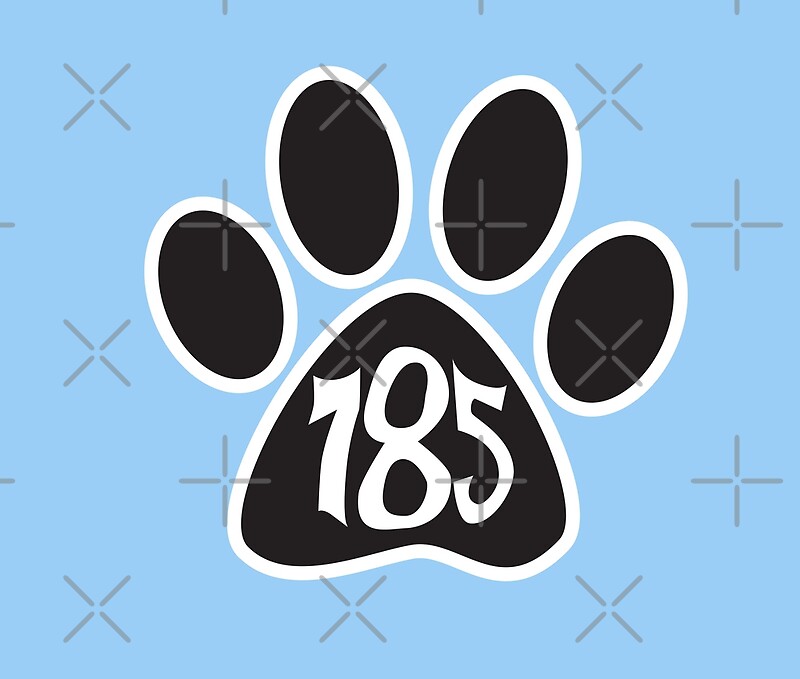 "Hand Drawn Kansas Paw 785 Area Code" by itsrturn | Redbubble