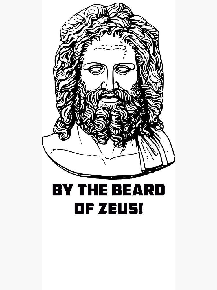 "Beard of Zeus!" Poster for Sale by Jumpman666 | Redbubble
