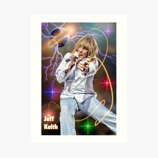"Jeff Keith of Tesla" Art Print by randymir | Redbubble