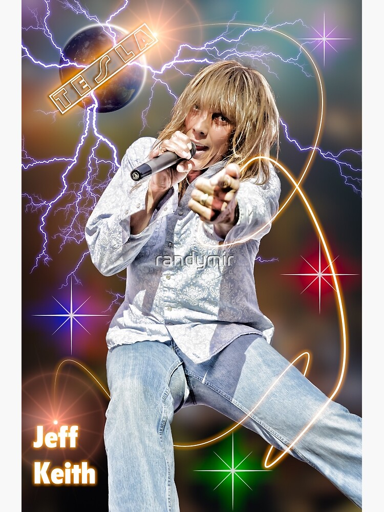 "Jeff Keith of Tesla" Art Print by randymir | Redbubble