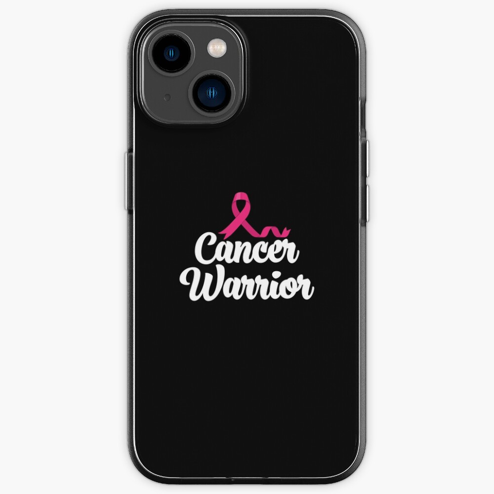"Cancer Warrior Breast Cancer Awareness Pink Ribbon" iPhone Case for ...