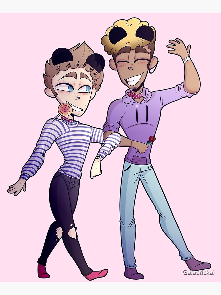 "Justin and matt" Poster for Sale by Galactickai | Redbubble