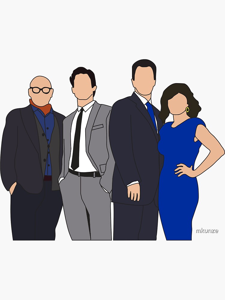 "White Collar" Sticker for Sale by mkunze | Redbubble