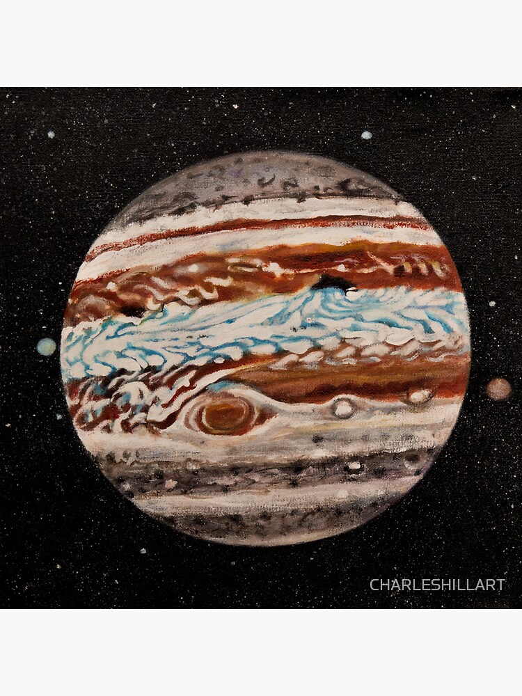 "Jupiter" Sticker for Sale by CHARLESHILLART | Redbubble