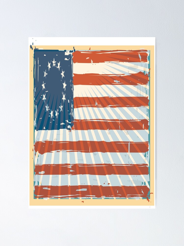 "Betsy Ross American Flag Patriotic Battle Flag 13 Colonies American ...