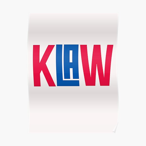 "KLAW" Poster by xavierjfong | Redbubble