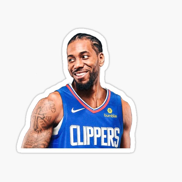 "Kawhi Leonard Clipper" Sticker by datjunk11 | Redbubble
