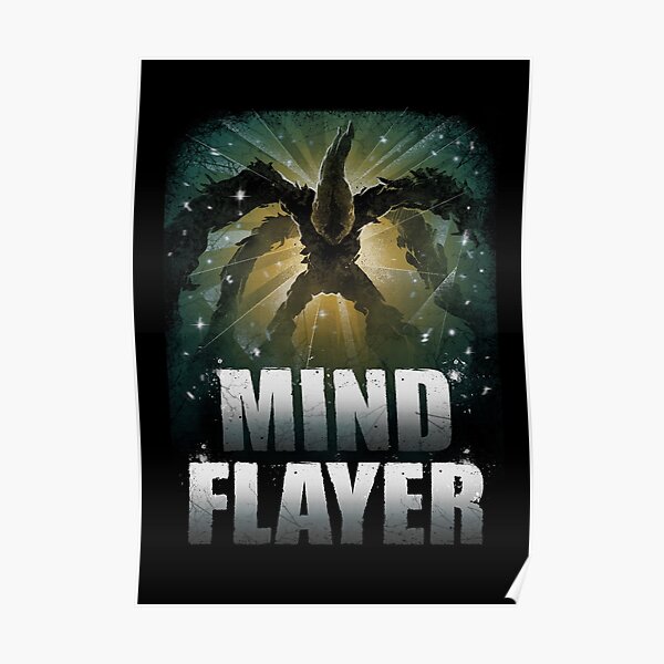 "The Mind Flayer" Poster by vincenttrinidad | Redbubble