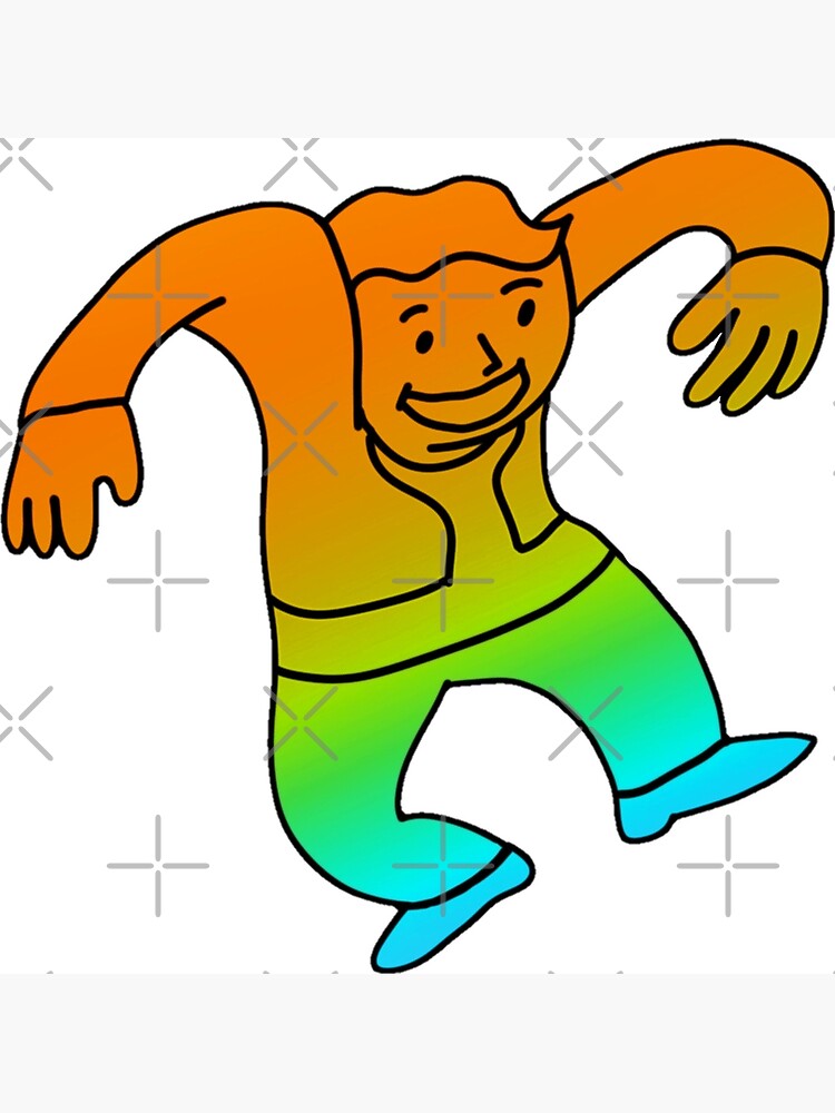 "Vault boi meme goofy arms " Poster by Tunnelsnakefool | Redbubble