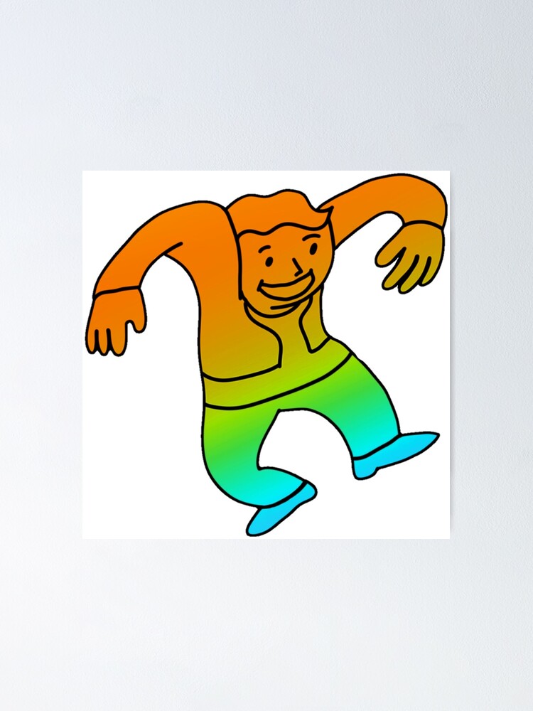"Vault boi meme goofy arms " Poster by Tunnelsnakefool | Redbubble