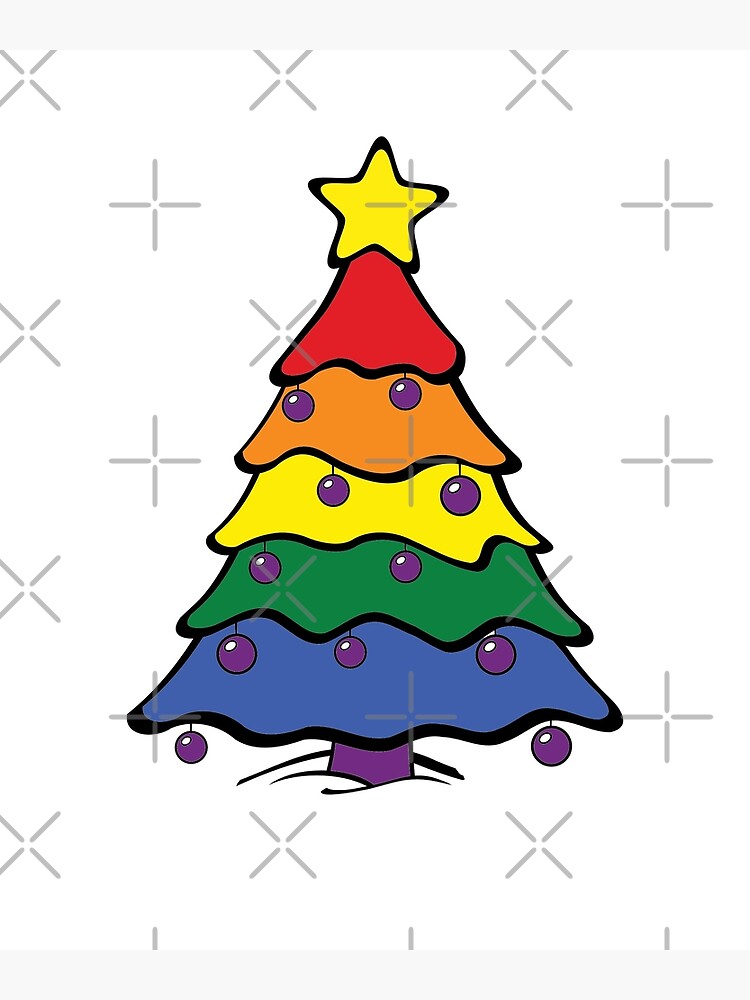 "LGBTQ Christmas tree for the holidays " Poster for Sale by Gifafun ...