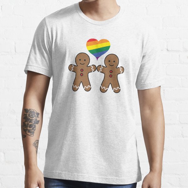 " LGBTQ gingerbread man or woman for gay or lesbian couple " T-shirt by ...