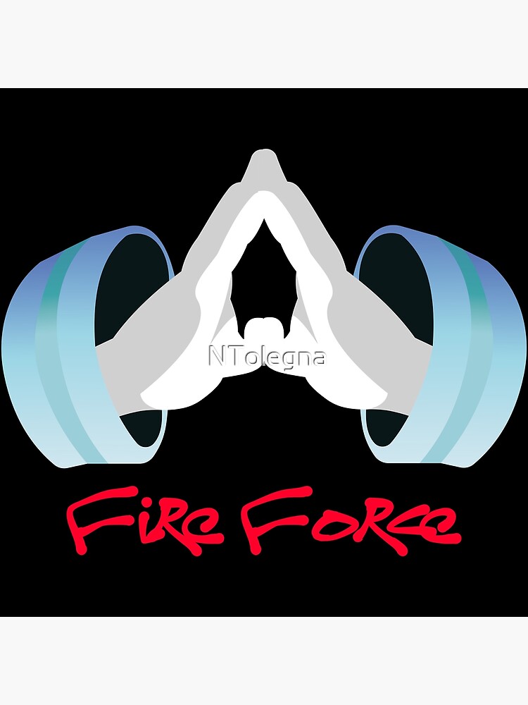 "Fire Force - Pray Logo" Canvas Print by NTolegna | Redbubble
