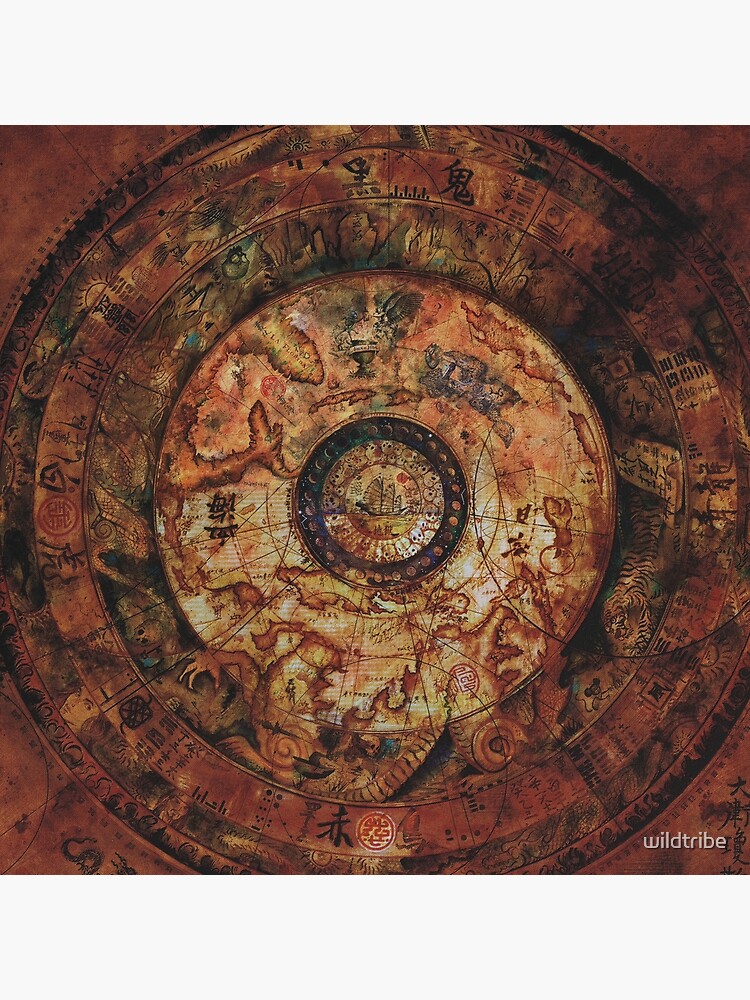 "Jack Sparrows Map | Sao Feng Replica Map" Throw Pillow by wildtribe ...