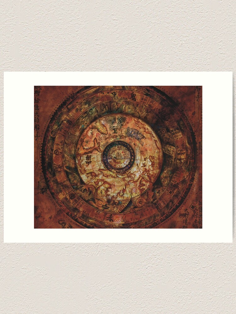 "Jack Sparrows Map | Sao Feng Replica Map" Art Print by wildtribe ...