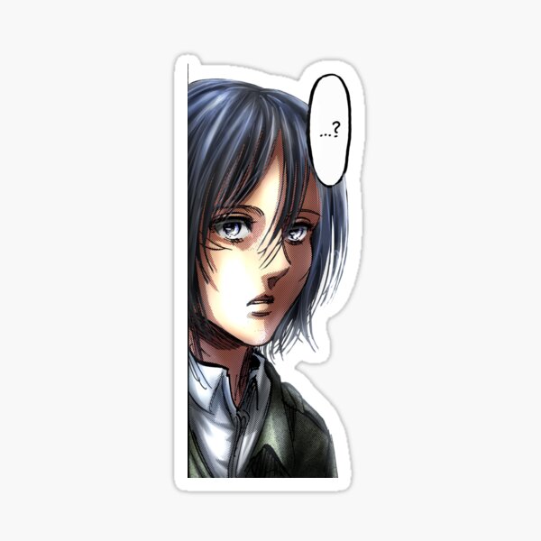 "Shingeki No Kyojin (Attack On Titan) - Mikasa Ackerman" Sticker for ...