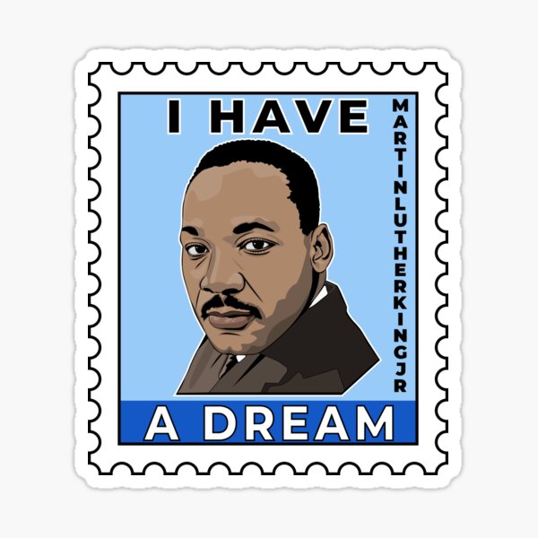 "Martin Luther King" Sticker for Sale by sudoforart | Redbubble