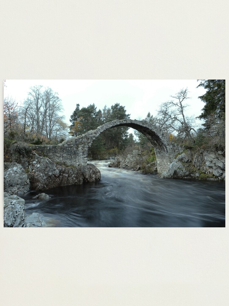 "Carr Bridge in Aviemore, Scotland. 2014" Photographic Print for Sale ...