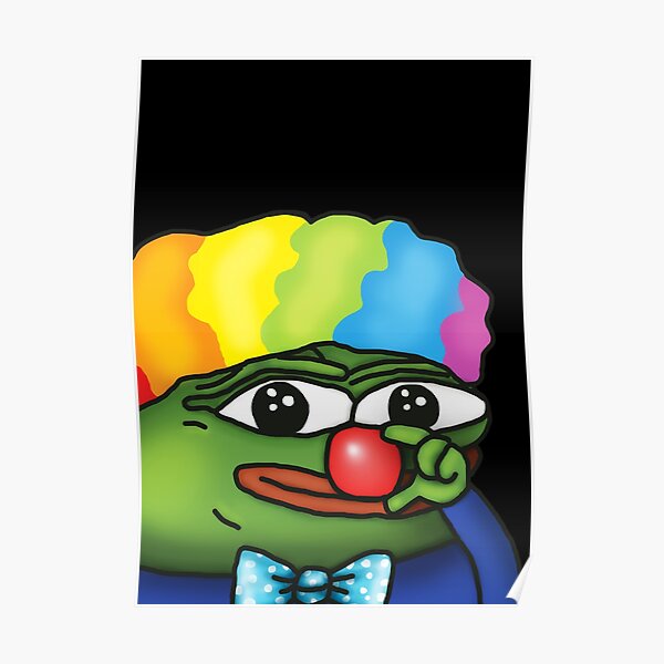 Clown Pepe Posters | Redbubble