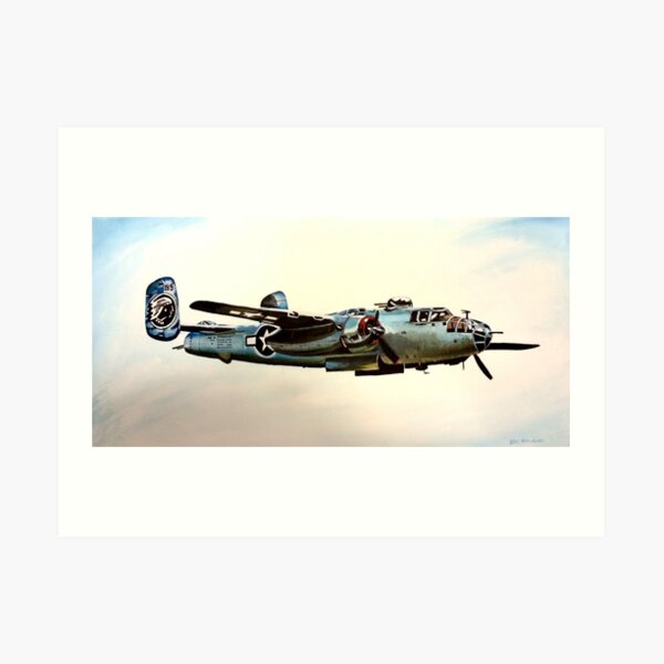 "North American B-25 Mitchell" Art Print for Sale by houghland | Redbubble