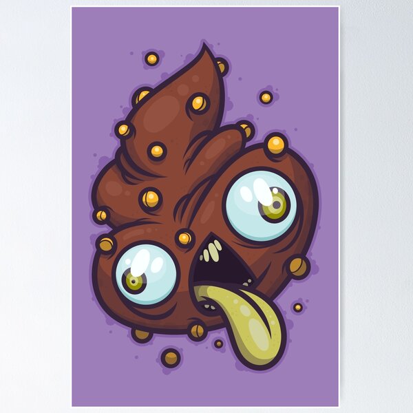 "Poop" Poster for Sale by artdyslexia | Redbubble