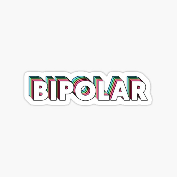 "Bipolar Sticker" Sticker by GoodCooks | Redbubble