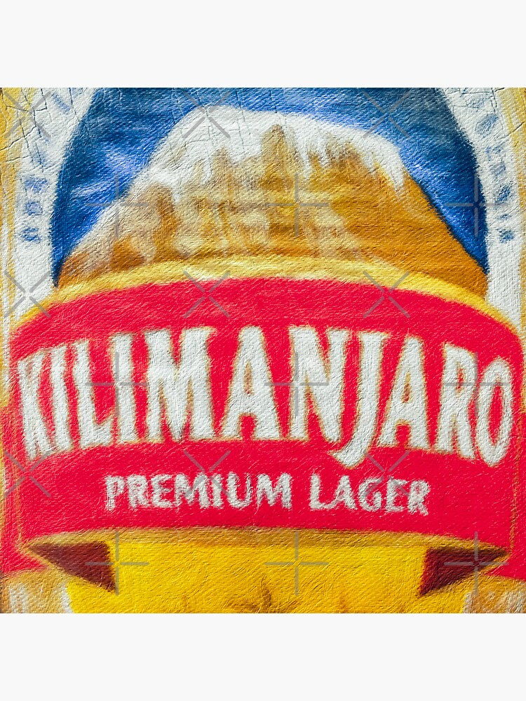 "Kilimanjaro Premium Lager" Sticker by DiFigianoPhoto | Redbubble